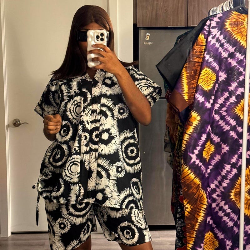 African Print Shorts - Etsy