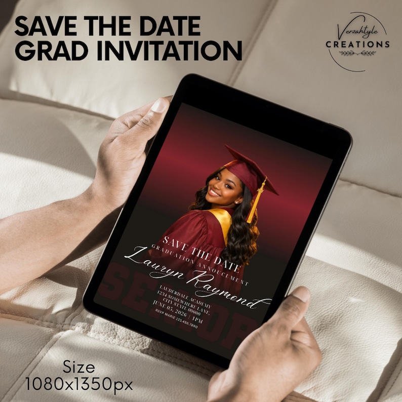 Editable Graduation Bundle, Canva Templates, Digital Download, Grad ...