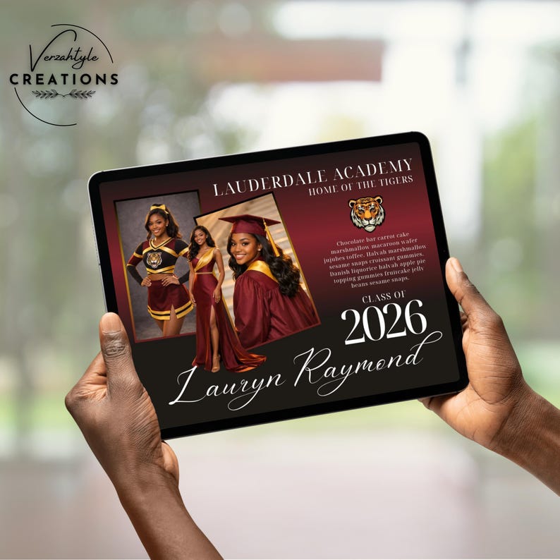 Editable Graduation Bundle, Canva Templates, Digital Download, Grad ...
