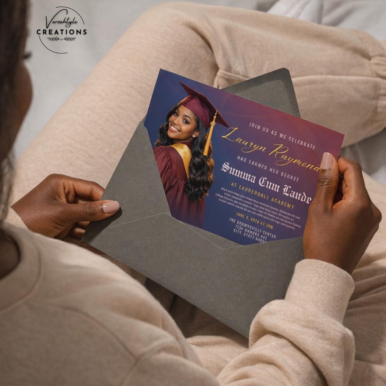 Editable Graduation Bundle, Canva Templates, Digital Download, Grad ...
