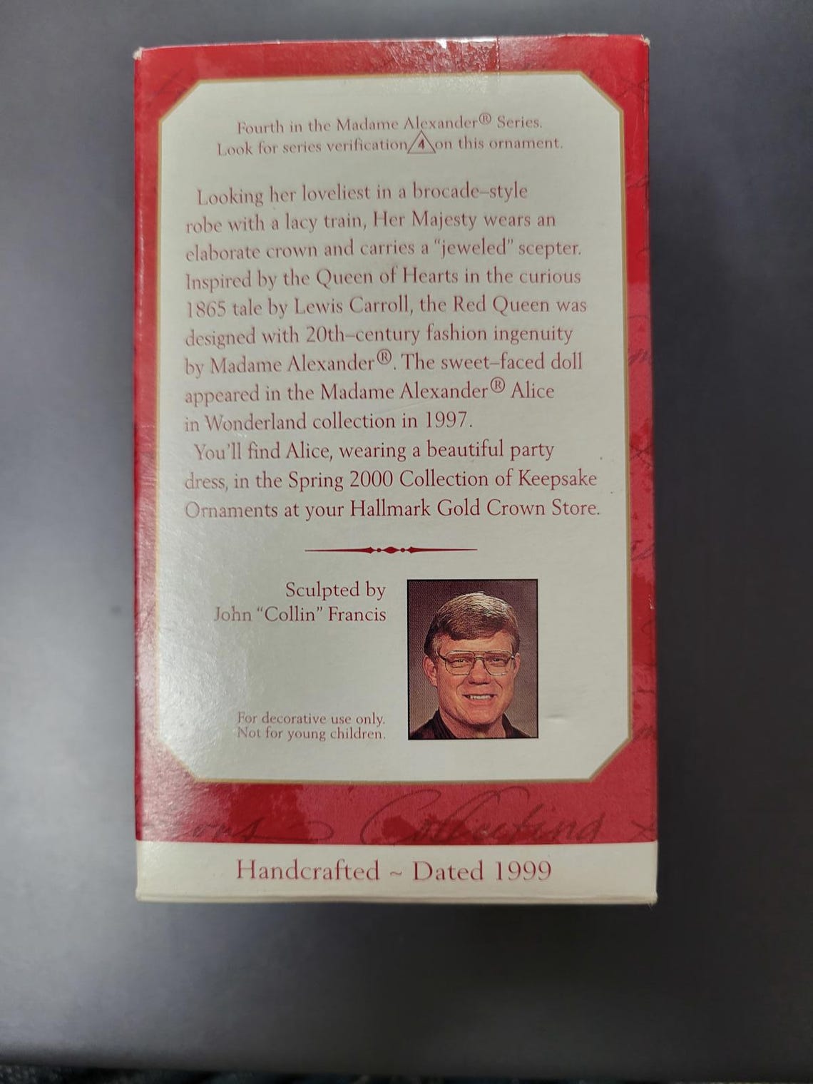 Hallmark Keepsake 1999 Red Queen From Alice in Wonderland - Etsy