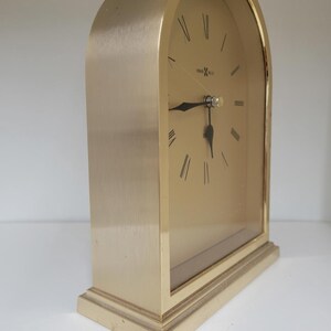 Elegant Gold Arch Desk Clock by Howard Miller - Etsy