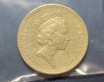 United Kingdom 1 Pound, 1985 - Etsy