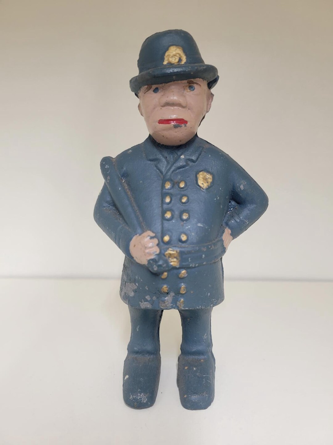 Antique Police Officer Figurine Coin Bank - Classic Collectible - Etsy