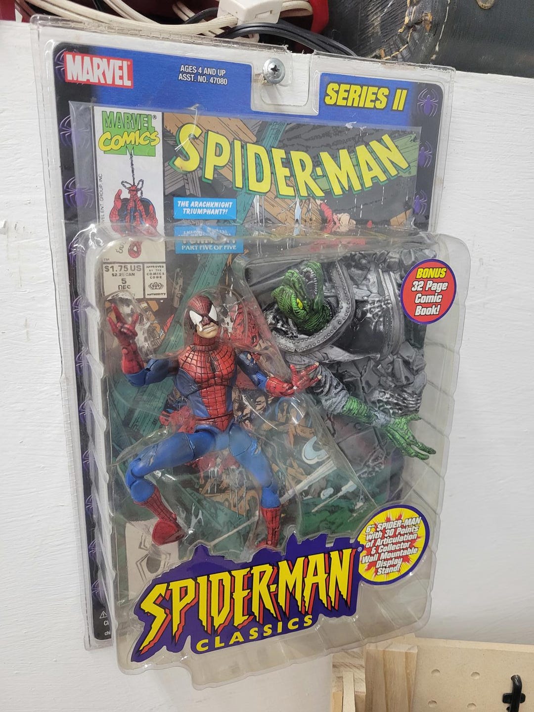 Marvel Spider-man Classics Series II Action Figure With Comic Book - Etsy