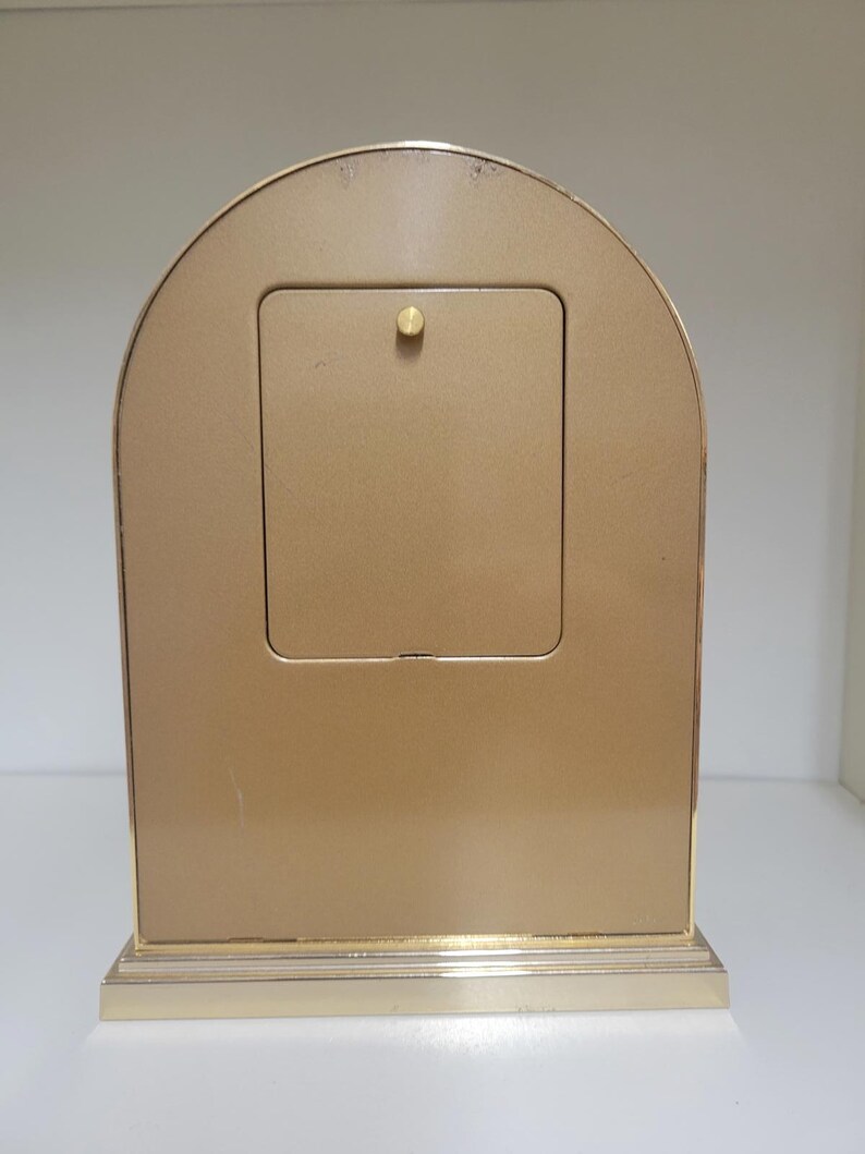 Elegant Gold Arch Desk Clock by Howard Miller - Etsy
