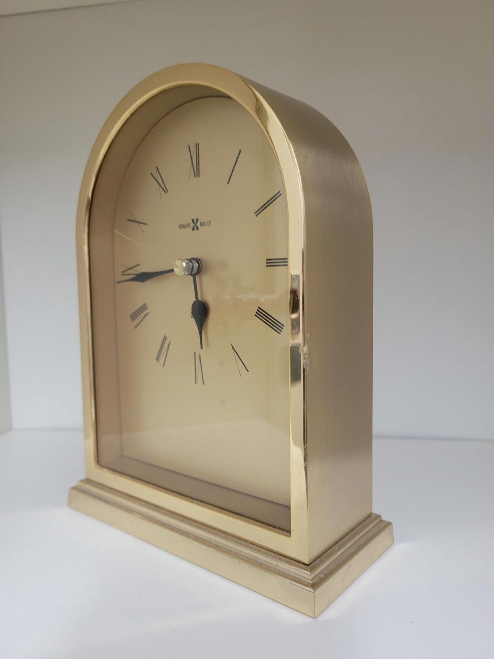 Elegant Gold Arch Desk Clock by Howard Miller - Etsy