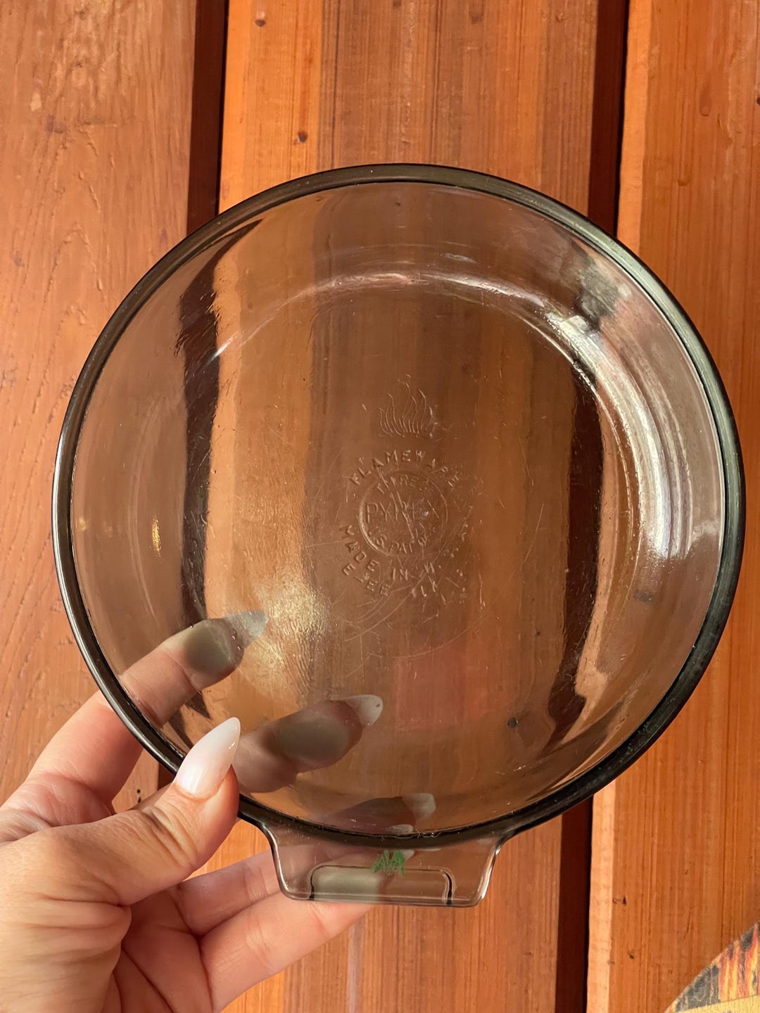 Vintage Gray Pyrex Flameware Small Glass Skillet EEE 817B - Etsy