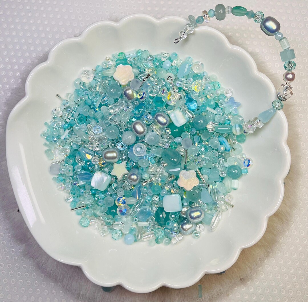 Fresh Mint Bead Soup Mix 1–8mm | Pure Mint Beads for DIY Jewelry ...