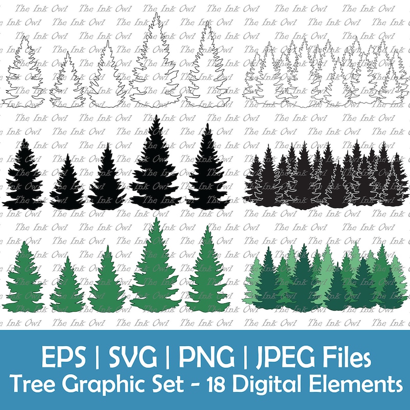 Tree Line - Etsy