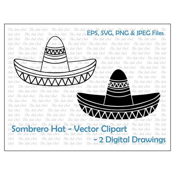 Mexican Sombrero Drawing