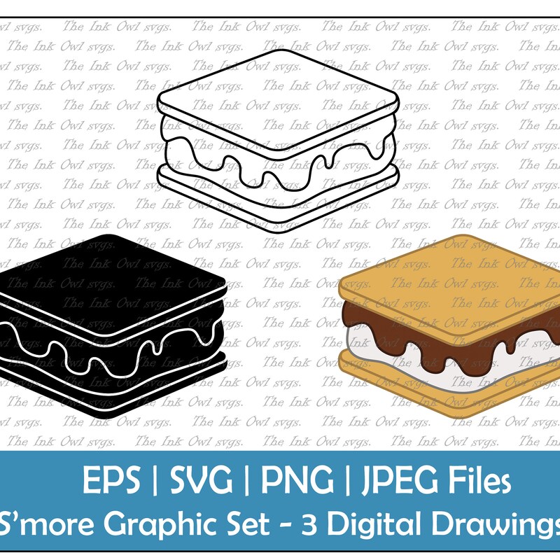 Smore Clipart - Etsy