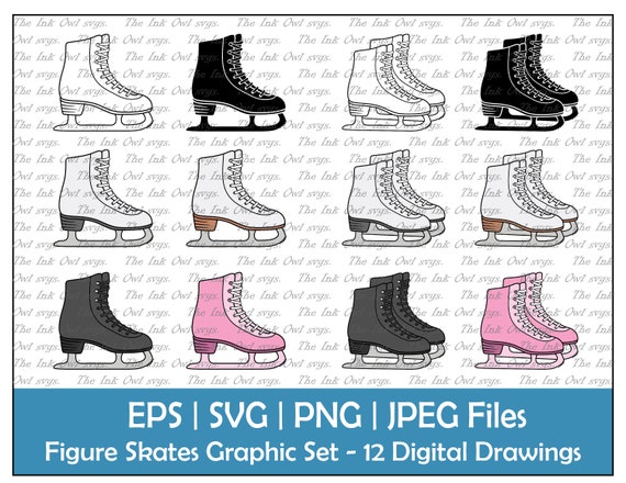 Pair Of Ice Skates Clip Art