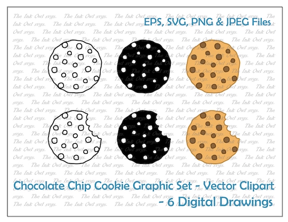 Chocolate Chip Cookie Template Printable