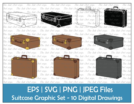 Open Suitcase Vector