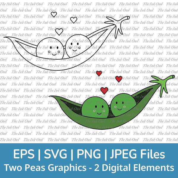 Peas Clipart - Etsy