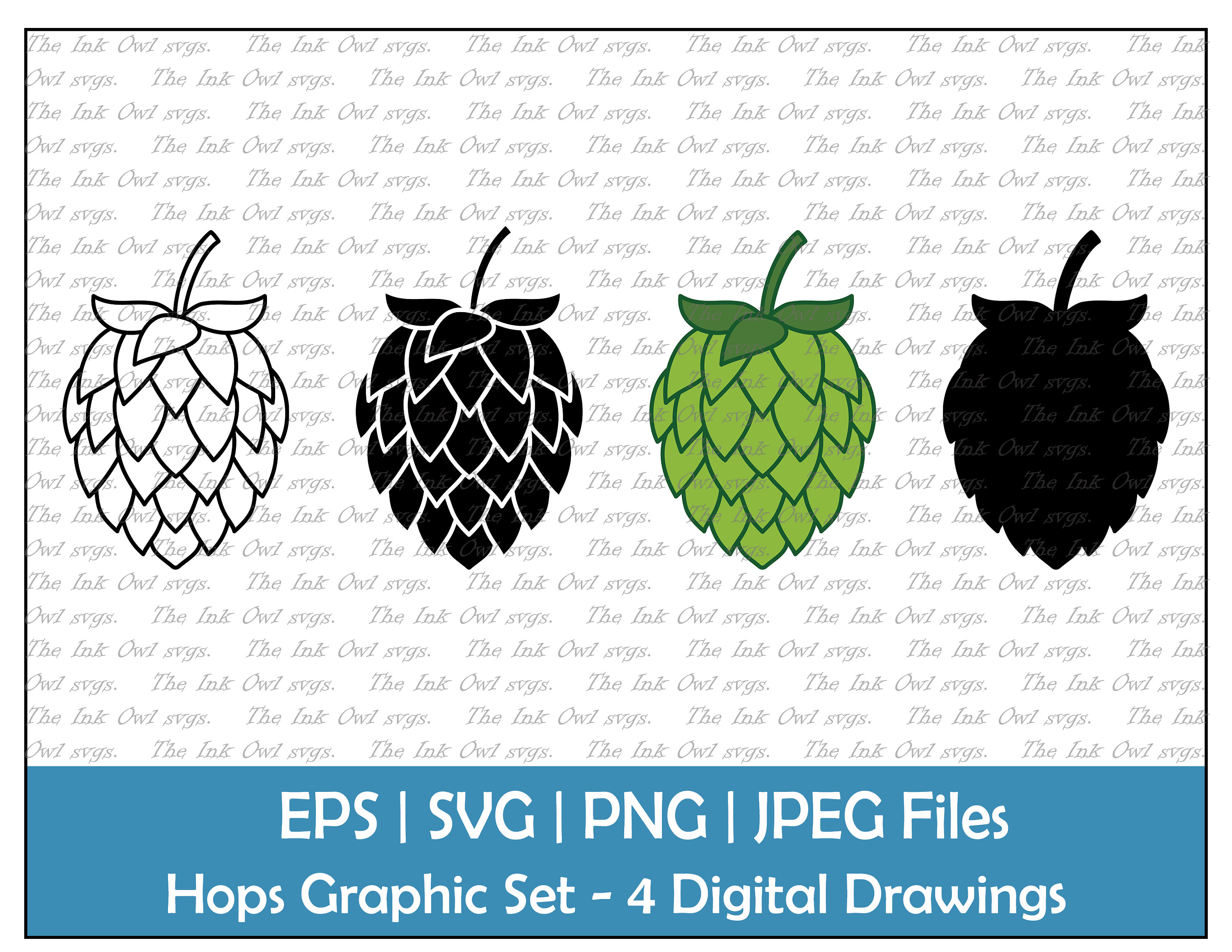 Hops Vector Clipart