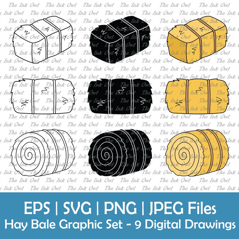 Hay Svg - Etsy