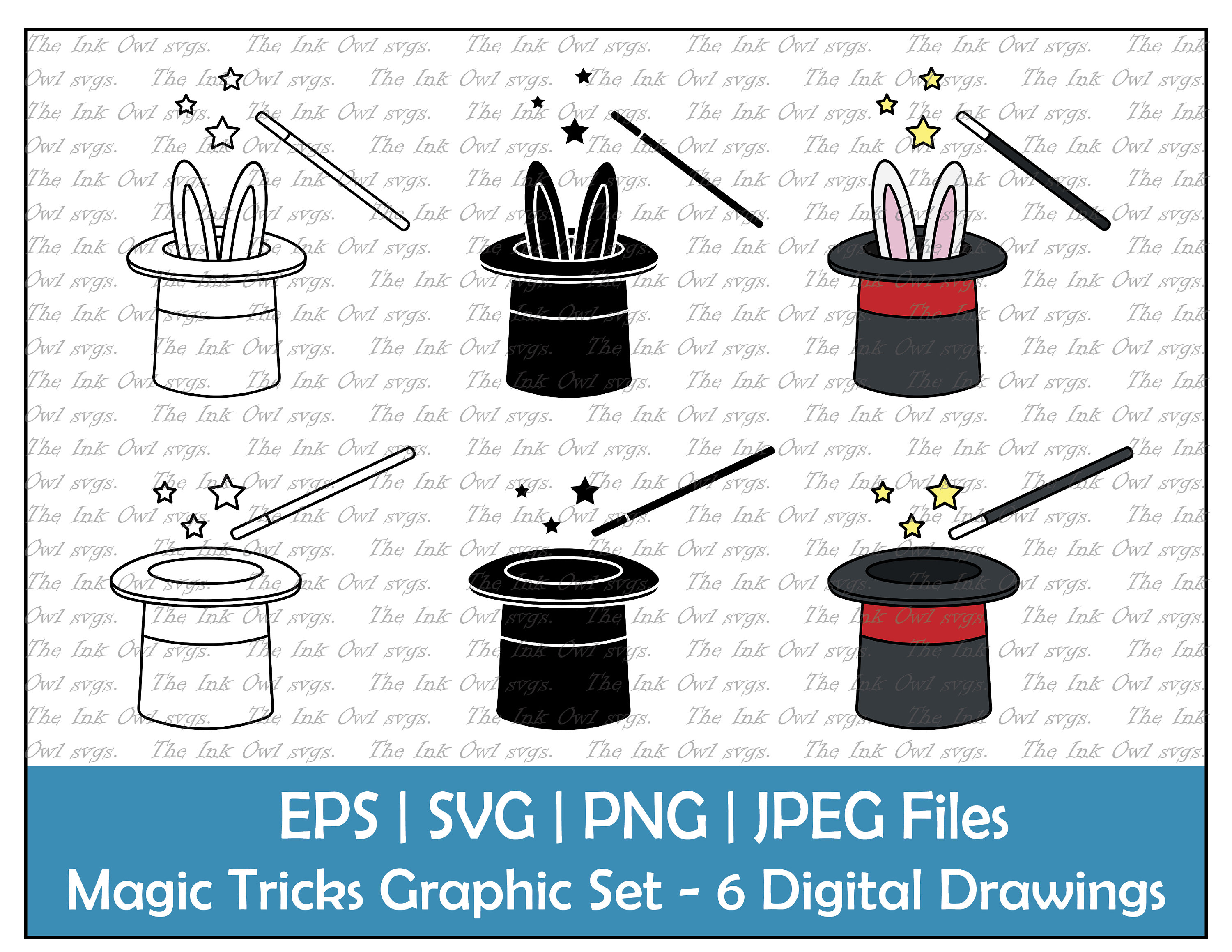 Magician Rabbit Clipart