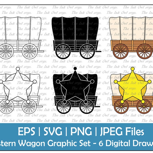 Covered Wagon Craft - Etsy