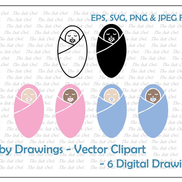 Swaddle Babies Png - Etsy