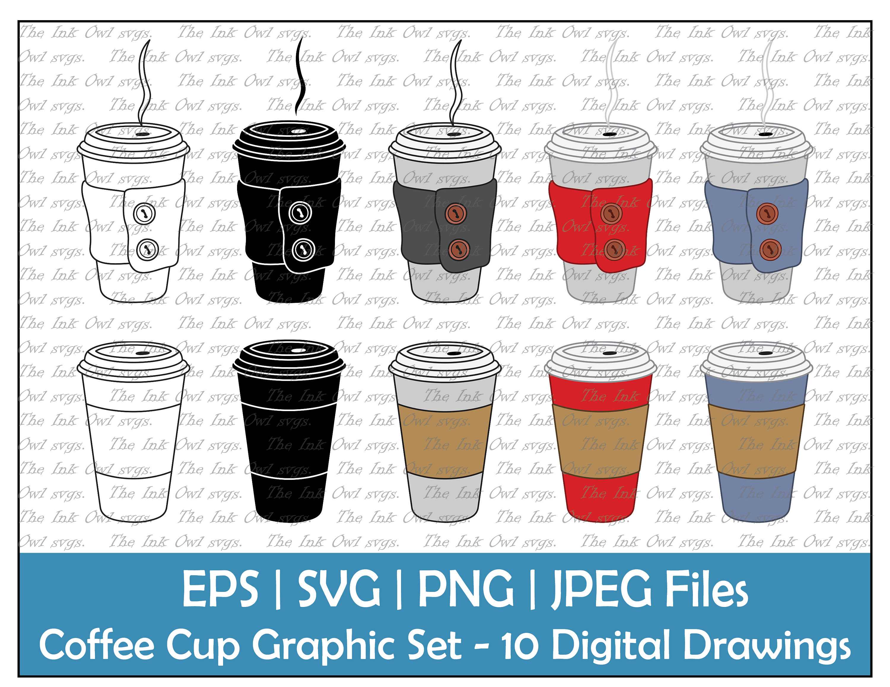 Coffee Paper Cup Silhouette