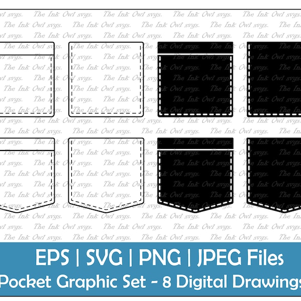 Wrangler Pocket Svg - Etsy