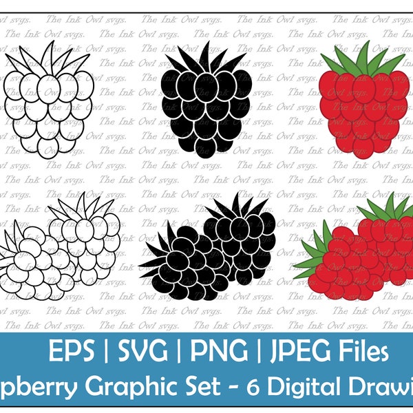 Raspberry Svg - Etsy