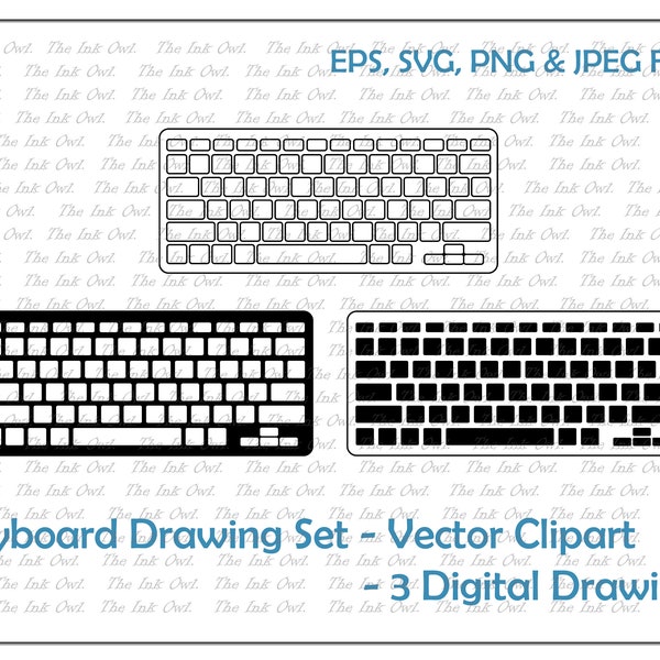 Keyboard Stickers - Etsy