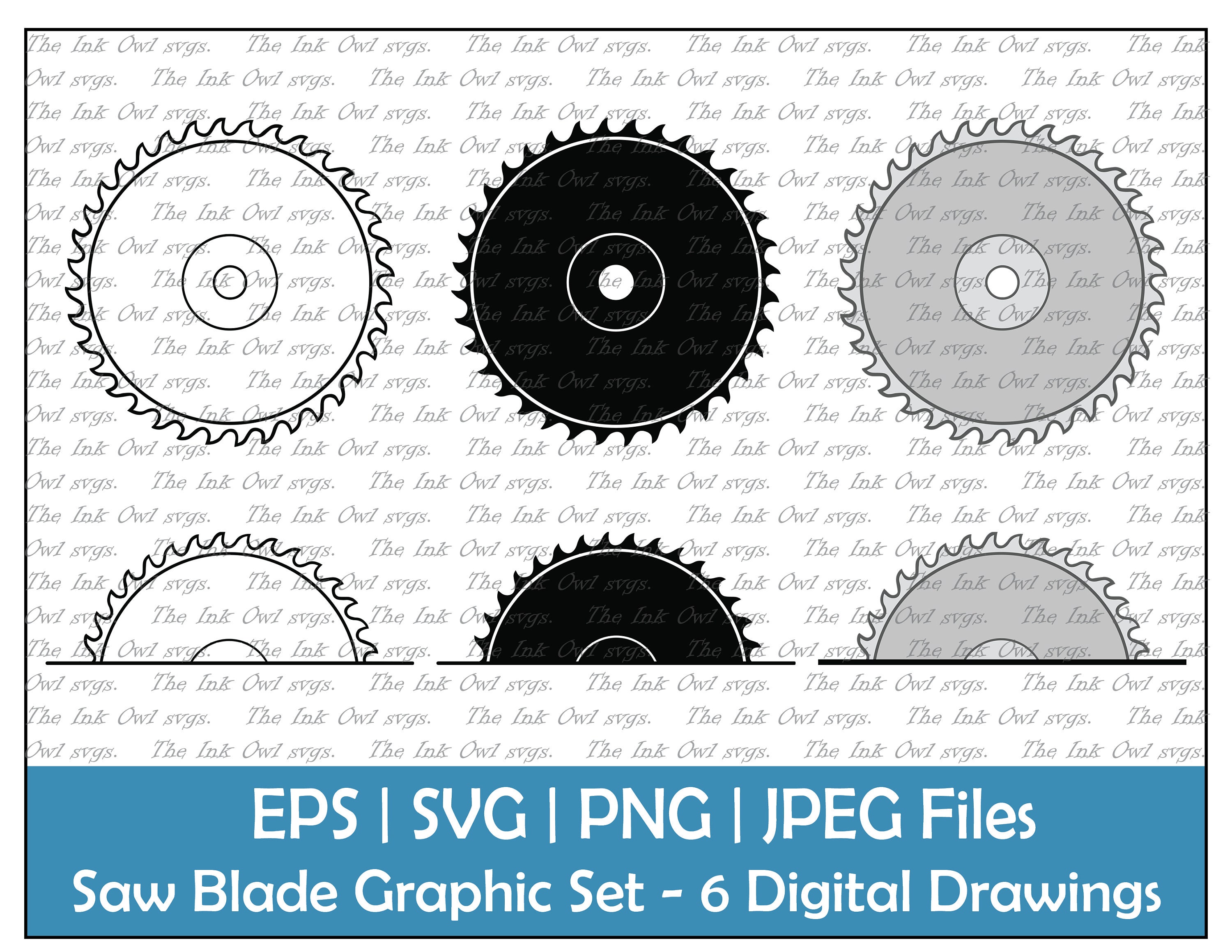 Circular Saw Blade Drawing