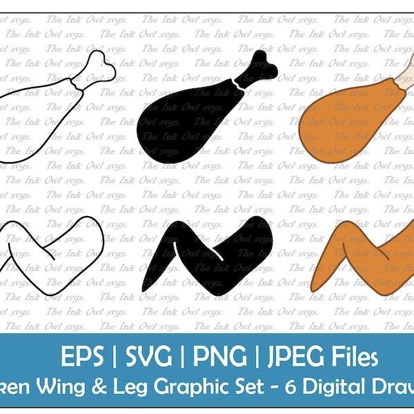 Wing Outline Clipart - Etsy