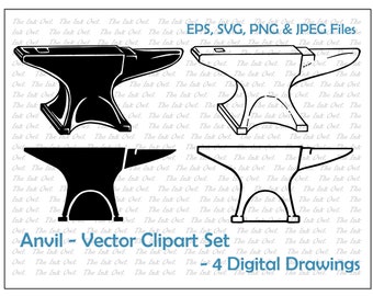 Anvil Drawing | Etsy