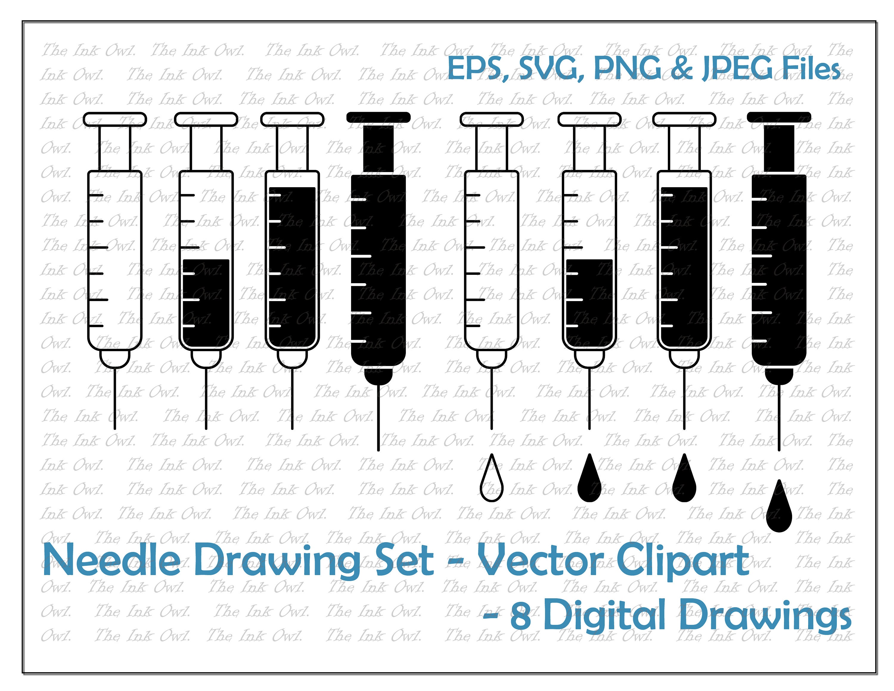 Medical Needle Vector