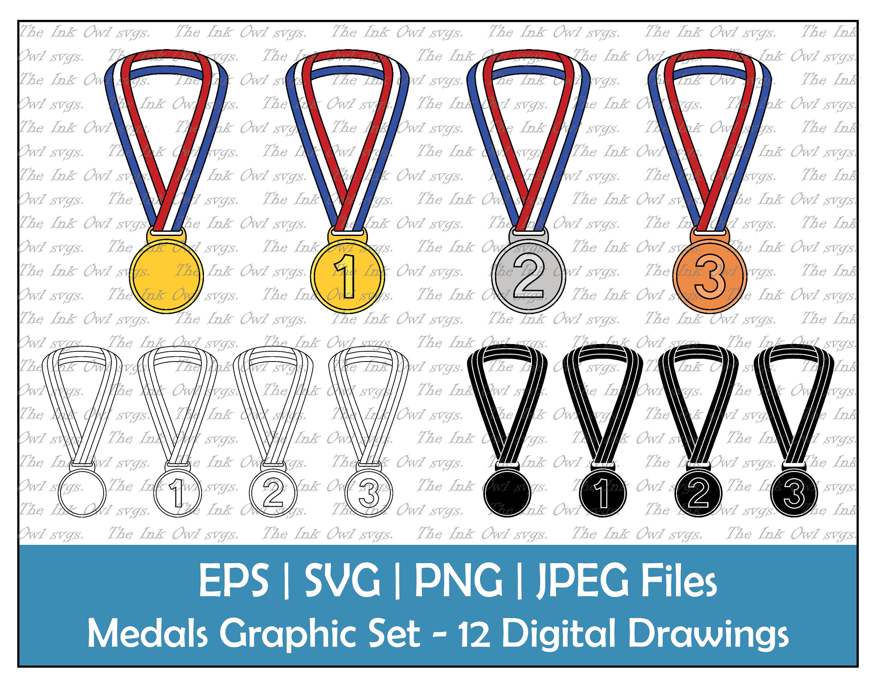 Award Ribbon Outline