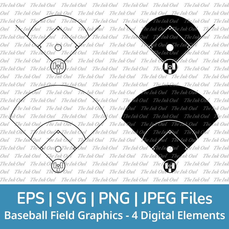 Baseball Diamond Svg - Etsy