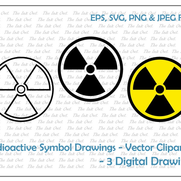 Radioactive Symbol - Etsy