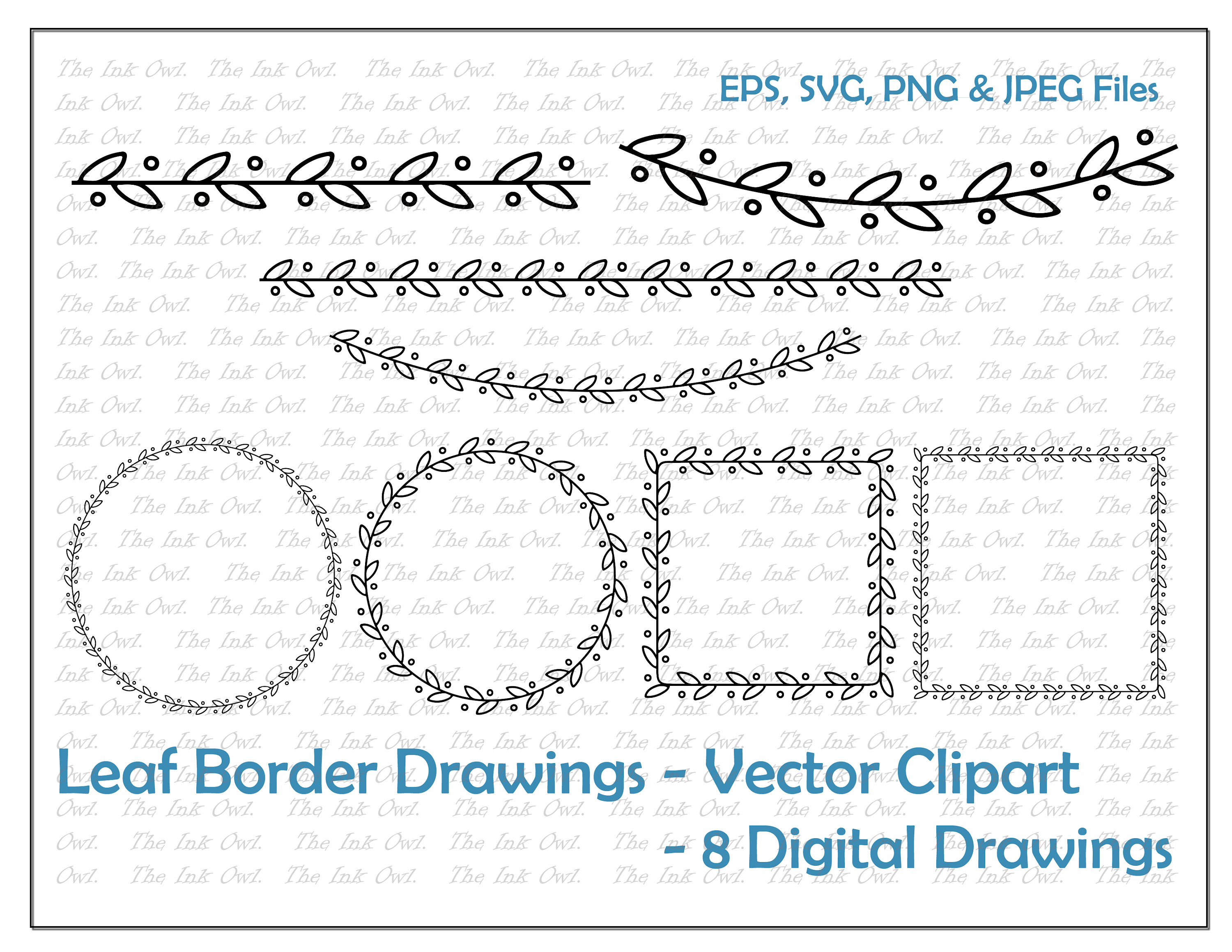 Numbers Border Clip Art