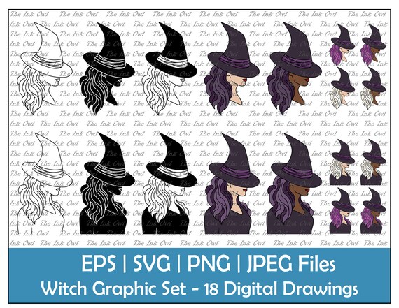 Witch Face Vector