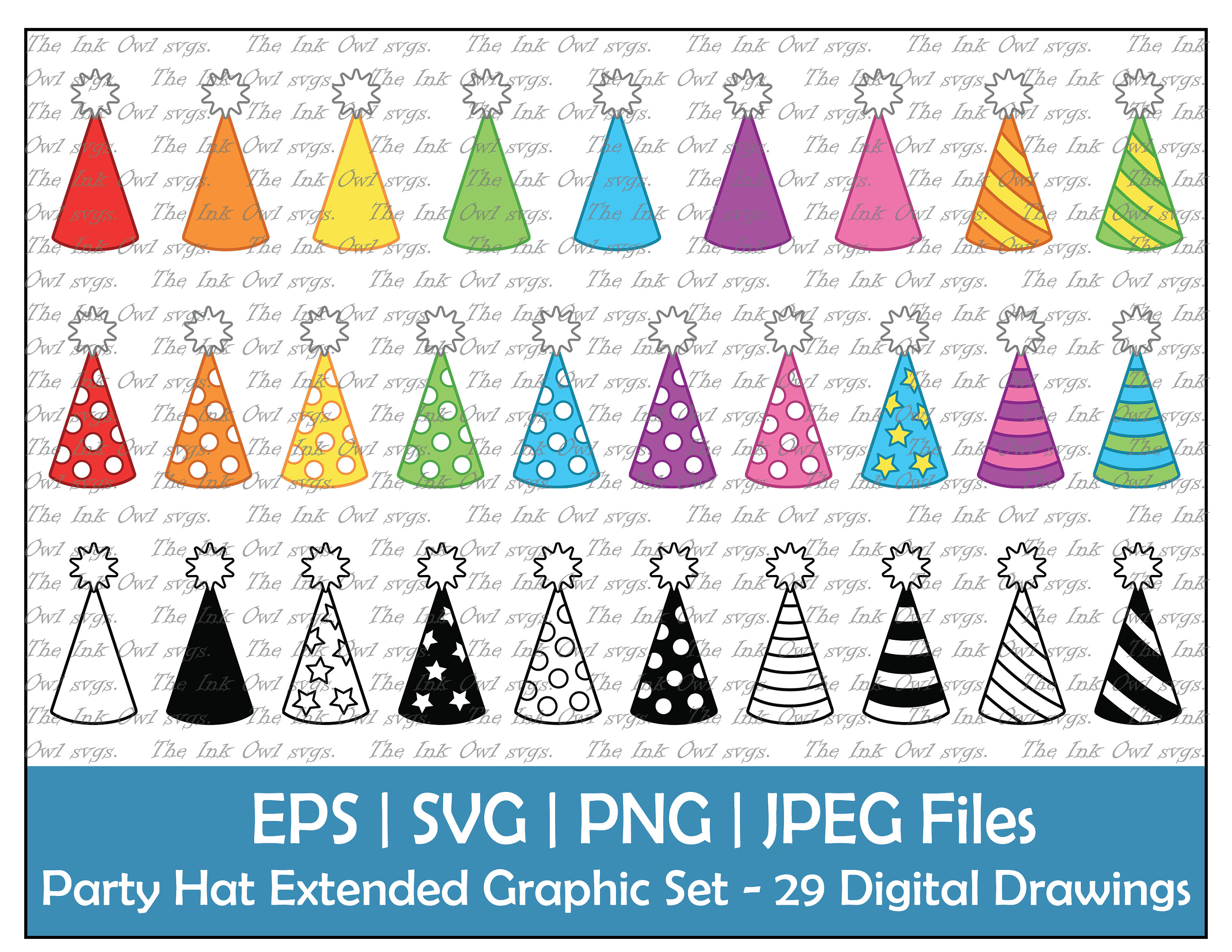 Birthday Hat Drawing