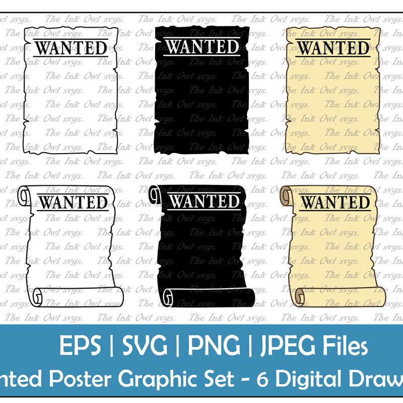 Wanted Poster - Etsy