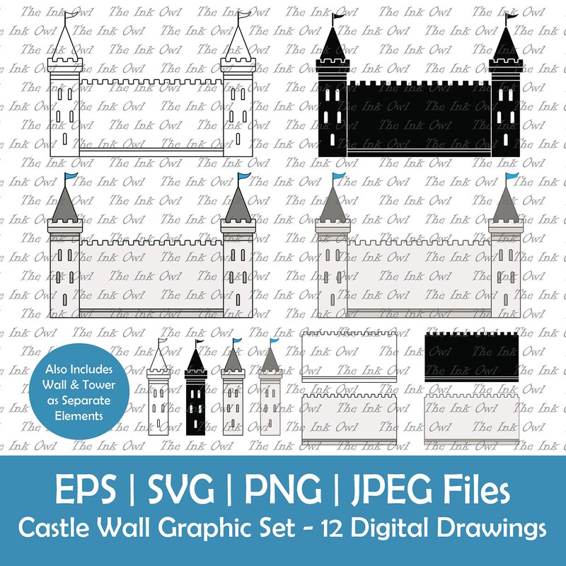 Castle Svg - Etsy
