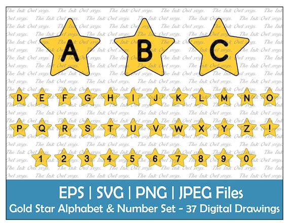 Gold Star Sticker Clipart
