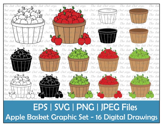 Apple Basket Clip Art