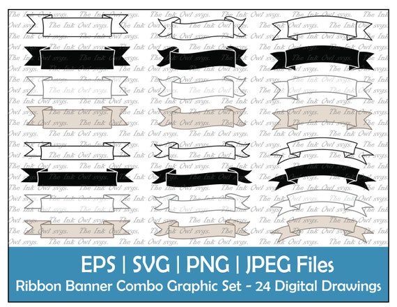 Ribbon Banner Template Png