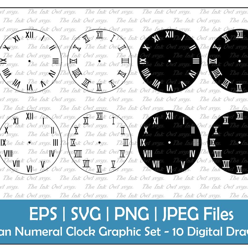 Clock Faces - Etsy
