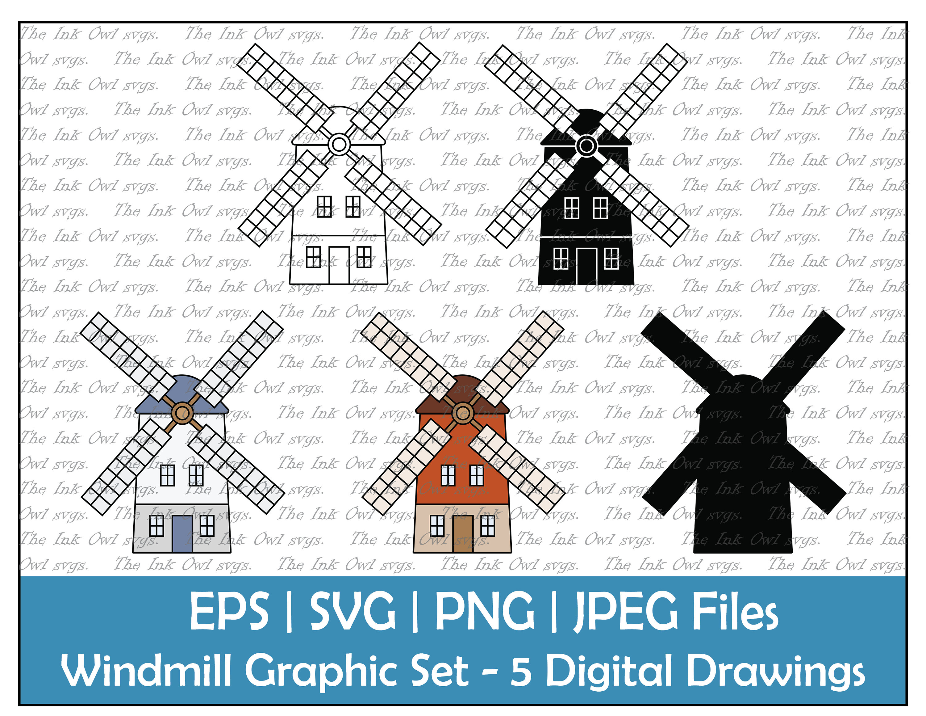 Windmill Craft Template
