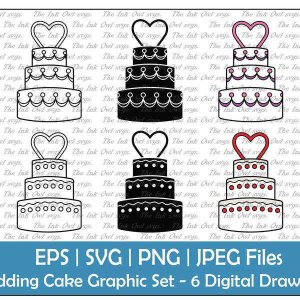 Tiered Cake Template - Etsy