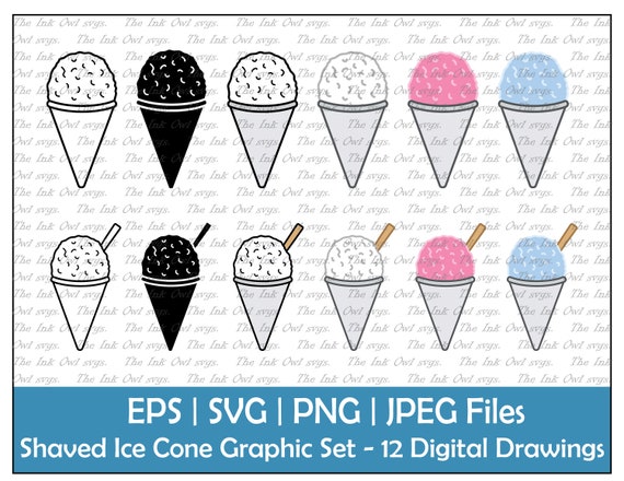 Snow Cone Illustration