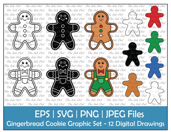 Gingerbread Cookie Outline