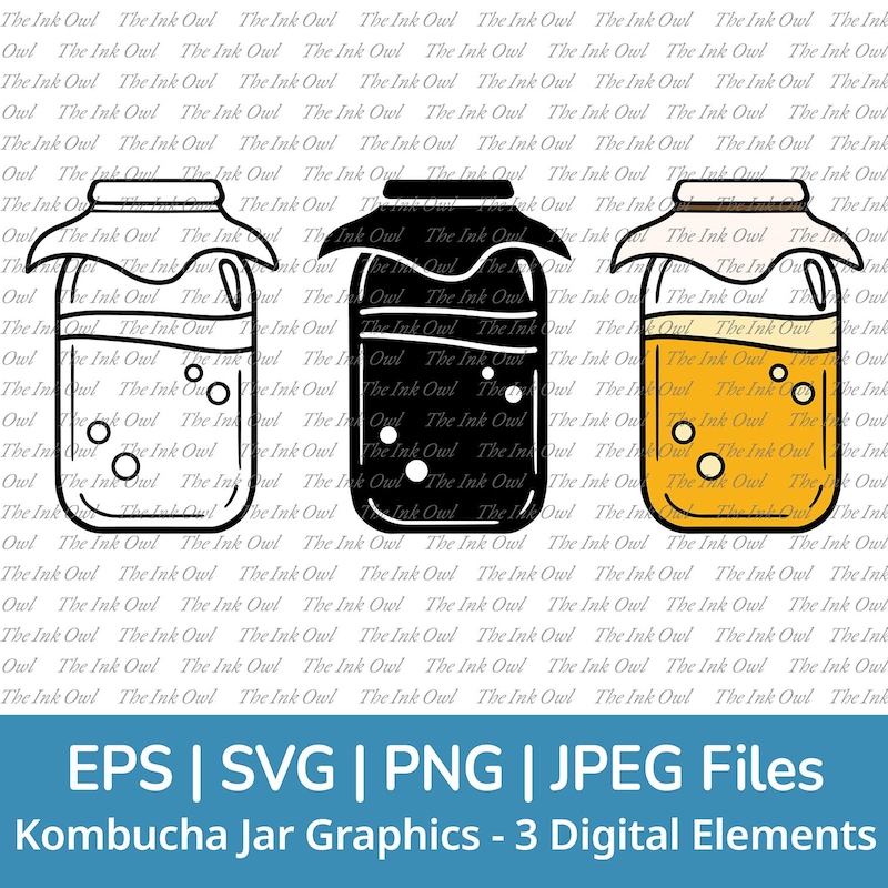 Kombucha Svg Kombucha Svg - Etsy
